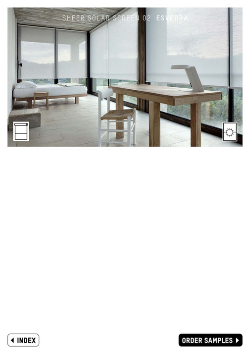 Coulisse - Sheer Solar Screen 02 USA Collection - Page 6-7