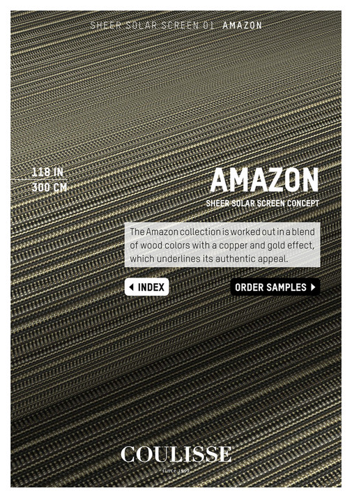 Coulisse - Sheer Solar Screen 01 USA Collection - Page 14-15