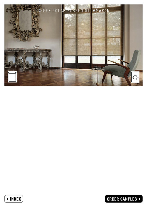 Coulisse - Sheer Solar Screen 01 USA Collection - Page 14-15