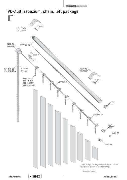 Configuration drawing absolute vertical - Page 16-17